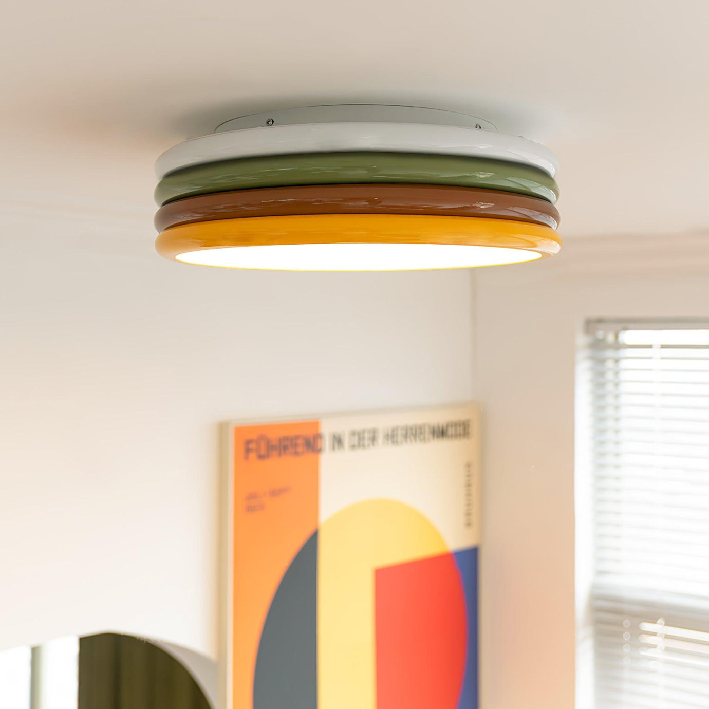 LUUGAA colorful ceiling lamp, modern design, vibrant and colorful ...