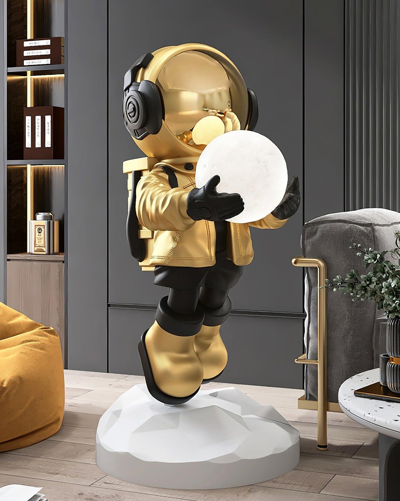 LUUGAA Fantasy Astronaut Floor Lamp Unique decoration with star theme ...
