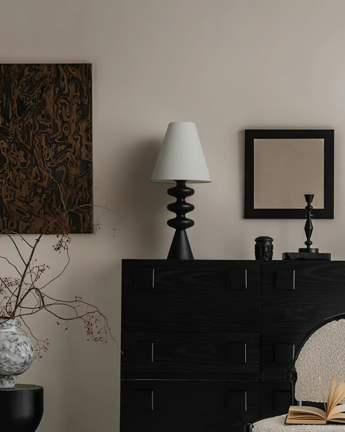 LUUGAA Ripple Wood natural dynamic water ripple table lamp, unique ...
