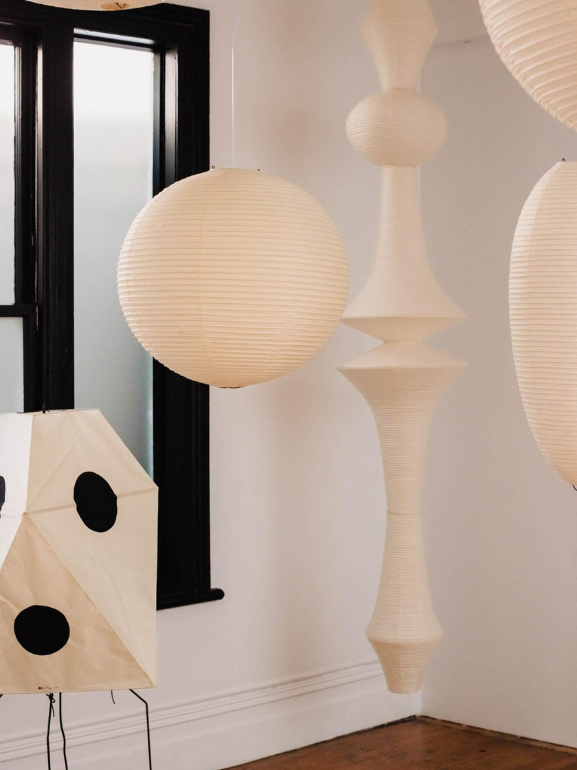 LUUGAA Japanese Paper Luminous Pendant Light Model B | Made of handmade ...